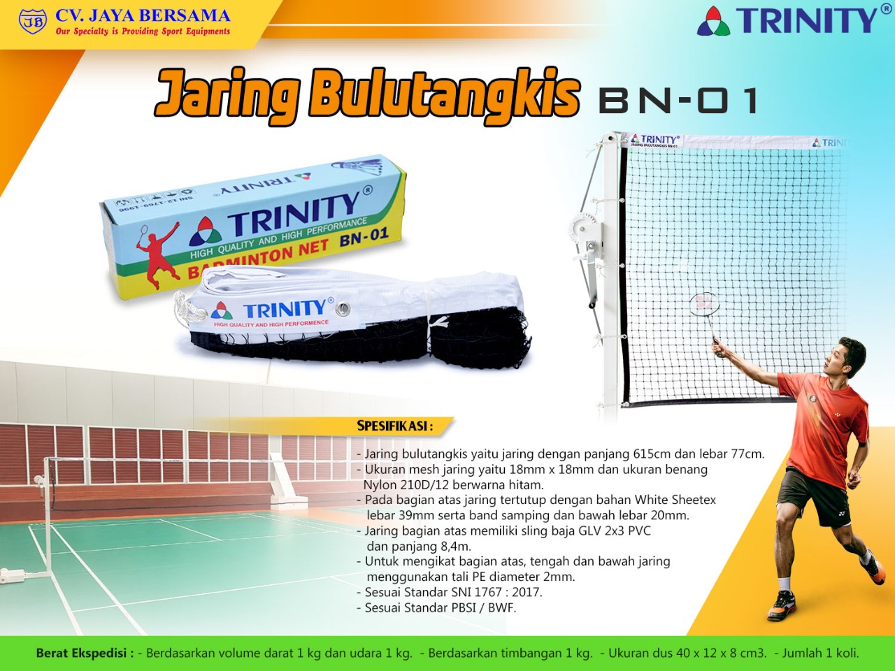 Jaring Bulutangkis BN-01 - TRINITY
