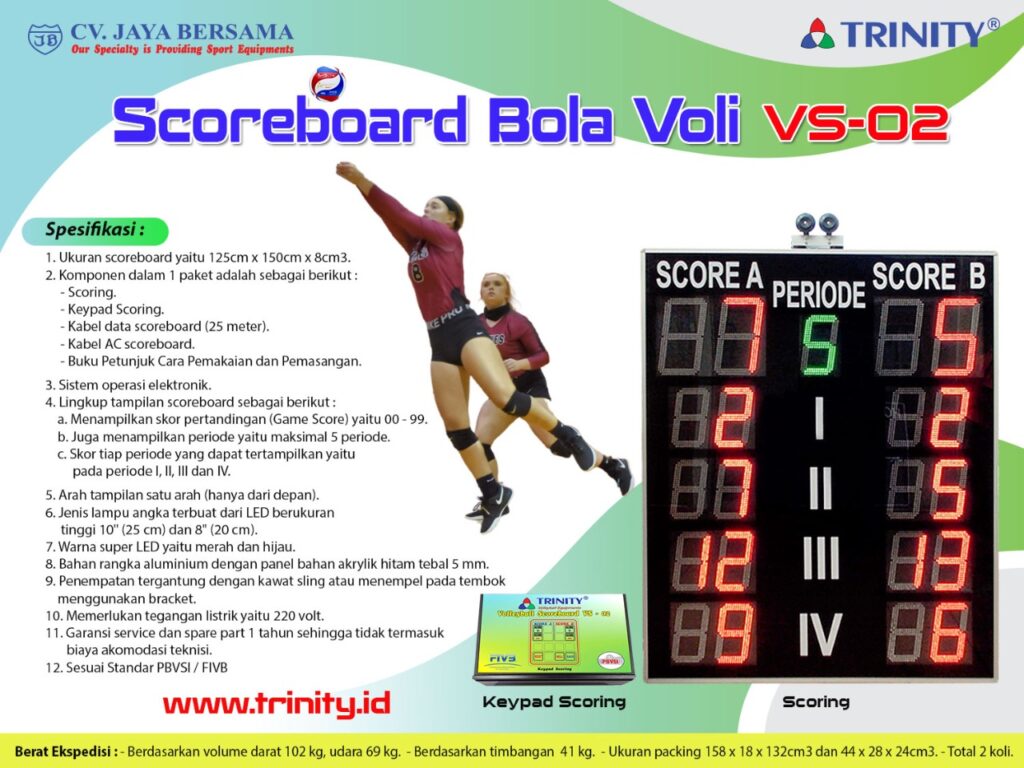 Scoreboard Voli VS-02 Trinity - TRINITY