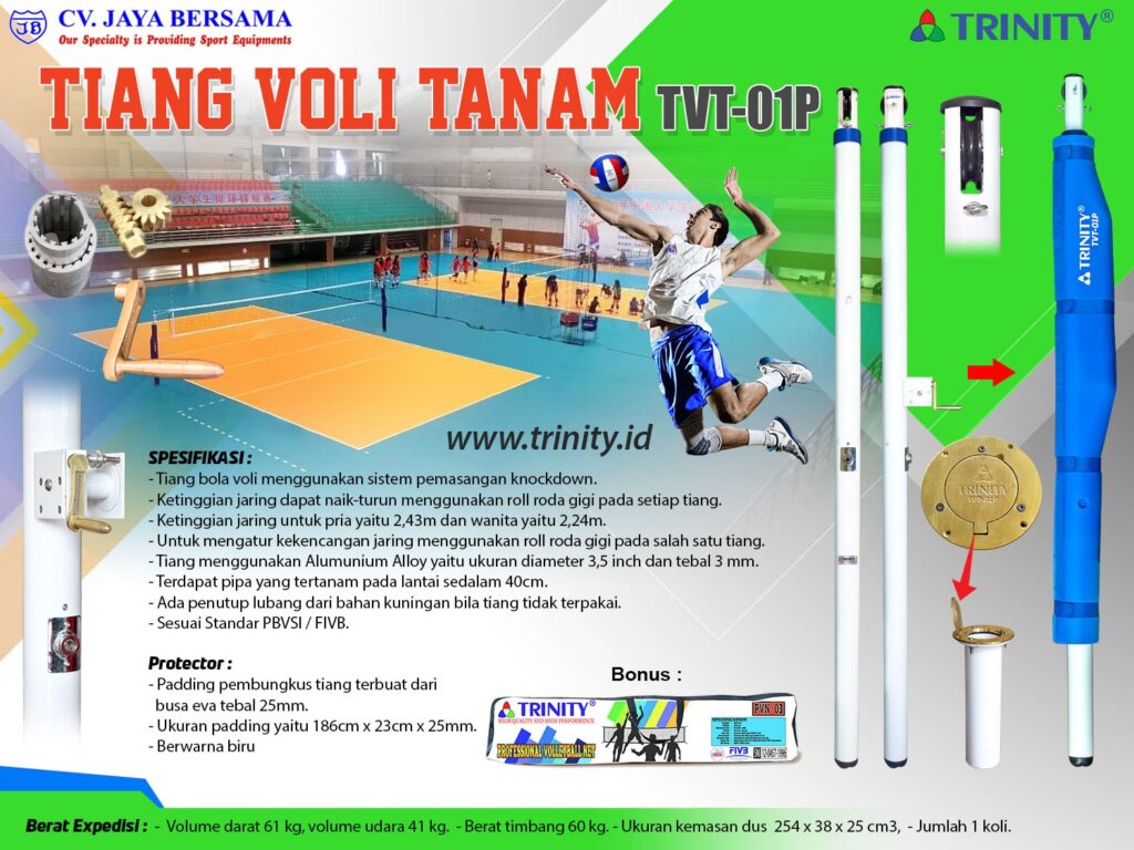 Tiang Voli Tanam TVT-01P - TRINITY