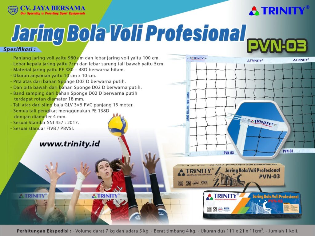 Jaring Voli Profesional PVN-03 - TRINITY