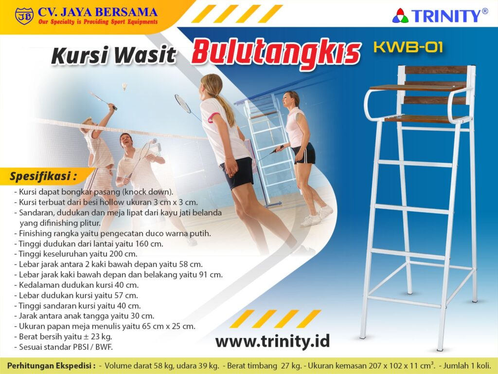 Kursi Wasit Bulutangkis KWB-01 - TRINITY